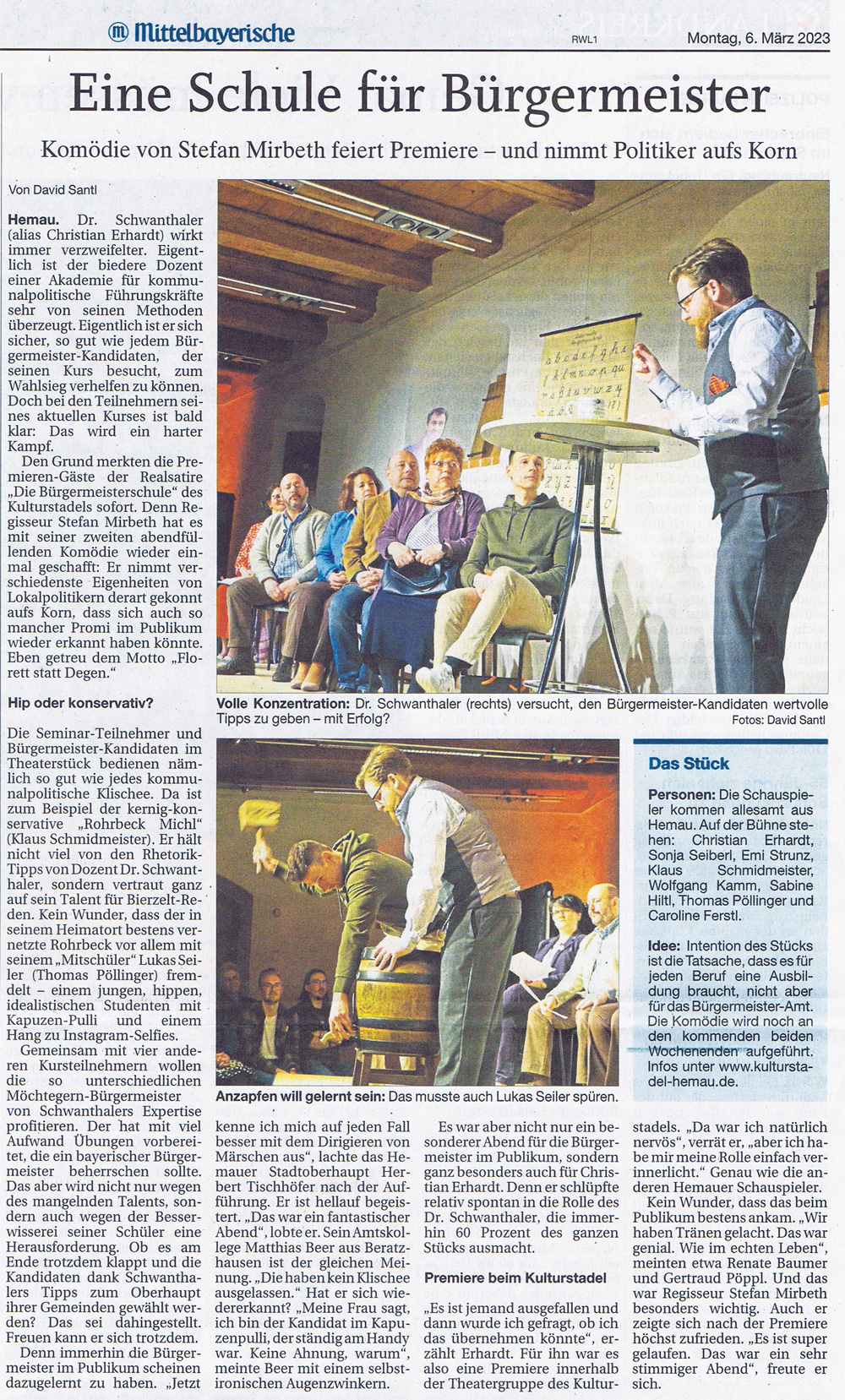 Theatergruppe – Kulturstadel Hemau